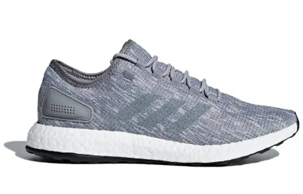 Adidas Pureboost "triple Grey" Low Top Sneakers - Grey/blue