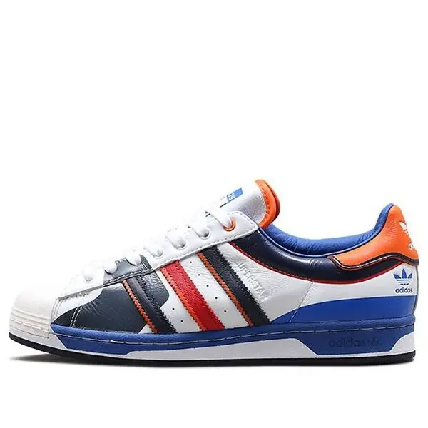 Adidas Superstar Starting Five Low Top Sneakers - White/blue/red