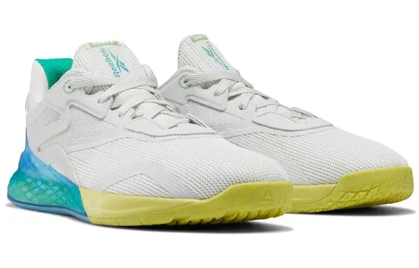 REEBOK Nano X Athletic Shoes - White/blue/yellow