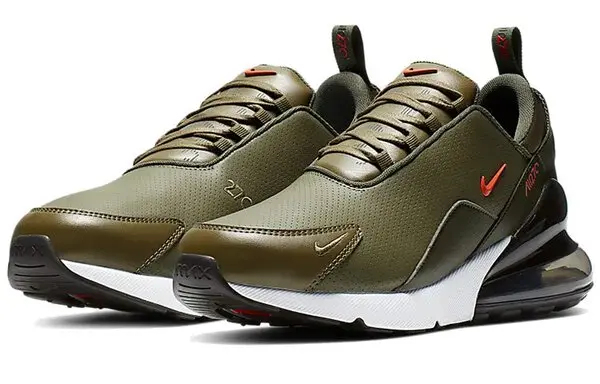 Nike Max 270 Premium Leather Sneakers - Green