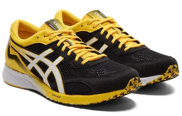 Asics Tartheredge "tai-chi Yellow Black" Athletic Sneakers - Black/yellow