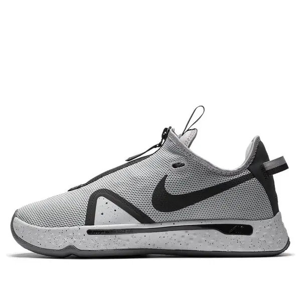 Nike Pg 4 Team "cool Grey" Athletic Sneakers - Black/gray