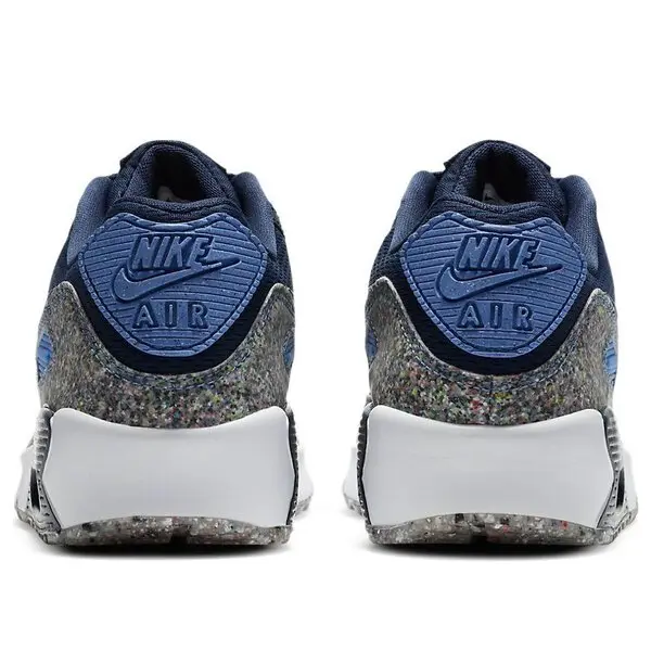 Nike Max 90 Se 'midnight Navy Speckled' Sneakers - Blue/grey