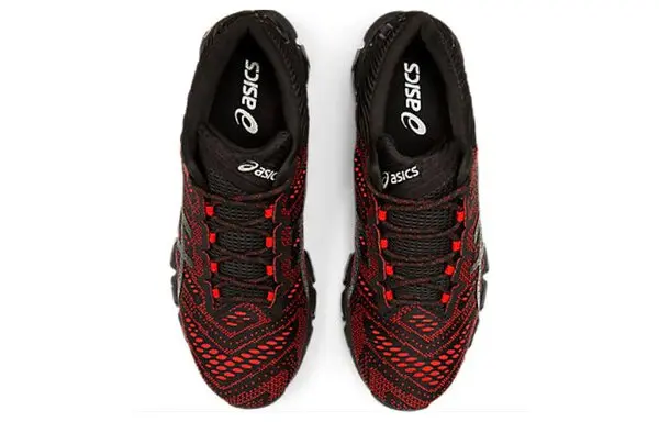 Asics Gel Quantum 360 5 Jacquard Sneakers - Black Red