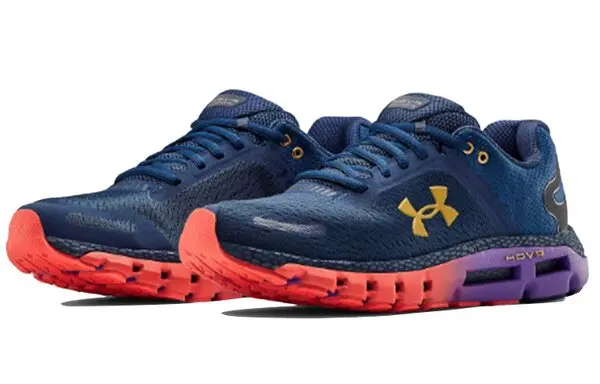 Under Armour Hovr Infinite 2 "blackout Navy Purple" Athletic Sneakers - Blue