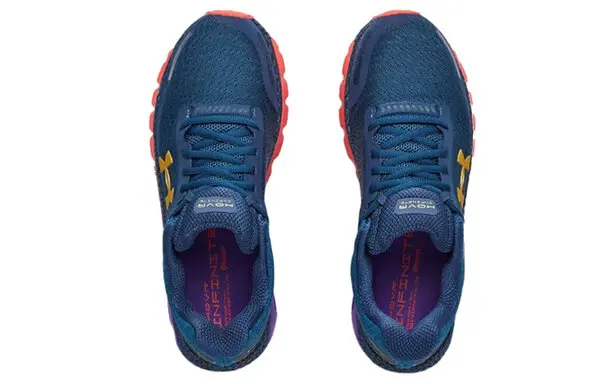 Under Armour Hovr Infinite 2 "blackout Navy Purple" Athletic Sneakers - Blue