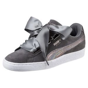 PUMA Suede Heart Lunalux "smoked Pearl" Sneakers - Grey