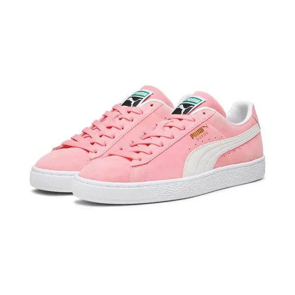 PUMA Suede Classic 21 Lace-up Sneakers - Peach Smoothie/white