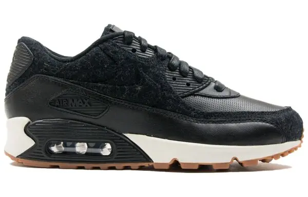 Nike Max 90 Premium Sneakers - Black/sail