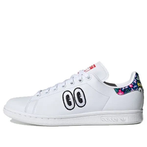 Adidas Hattie Stewart X Stan Smith 'eyes' Sneakers - White