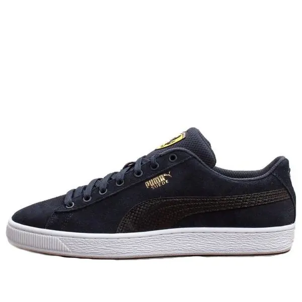PUMA Scuderia Ferrari X Suede "shield Parisian Night" Sneakers - Black/white