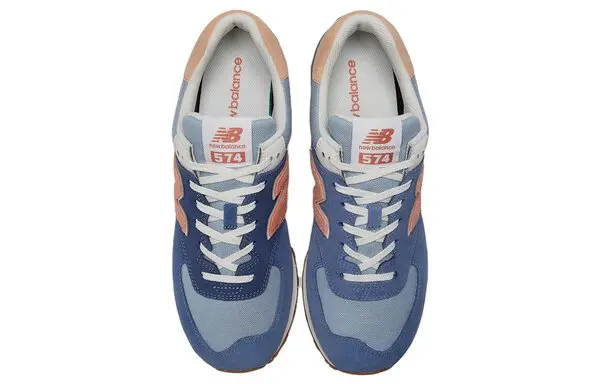 NEW BALANCE 574v2 Low Top Sneakers - Blue/pink