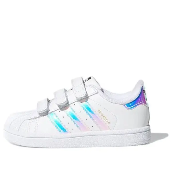 Adidas Superstar Cf I Metallic Silver Sneakers - White