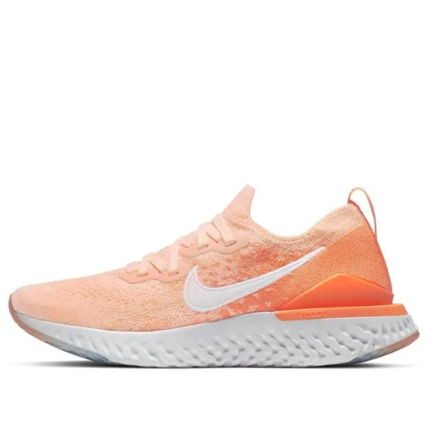 Nike Epic React Flyknit 2 - White/orange