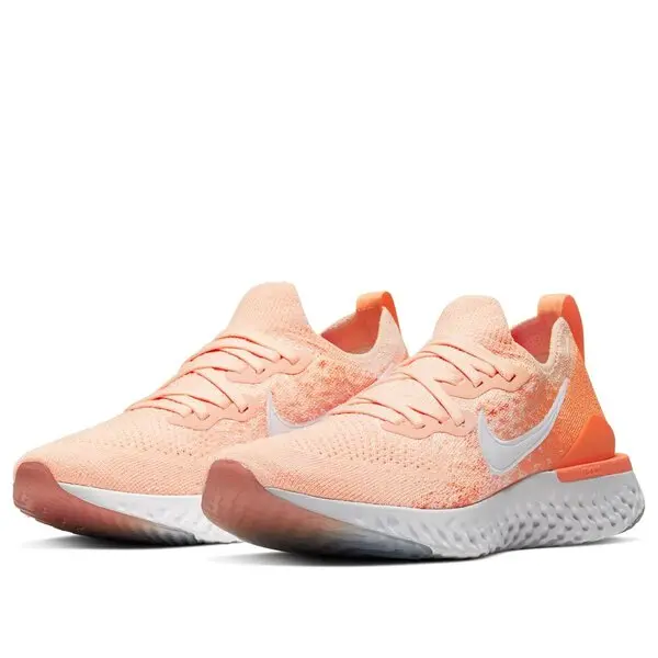 Nike Epic React Flyknit 2 - White/orange