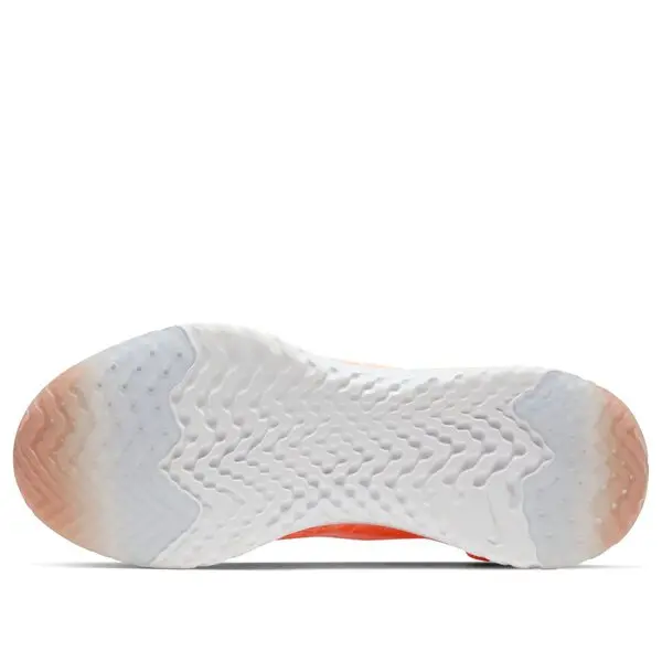 Nike Epic React Flyknit 2 - White/orange