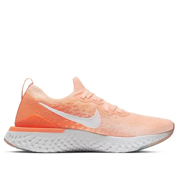 Nike Epic React Flyknit 2 - White/orange