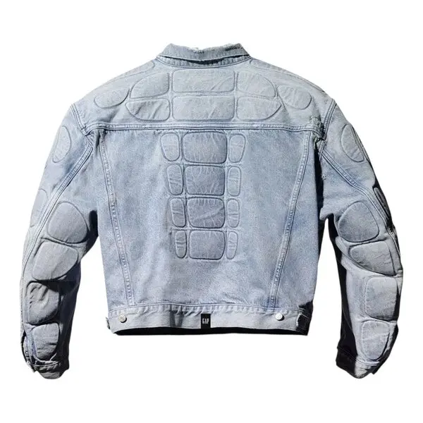 Yeezy X Balenciaga Padded Denim Jacket