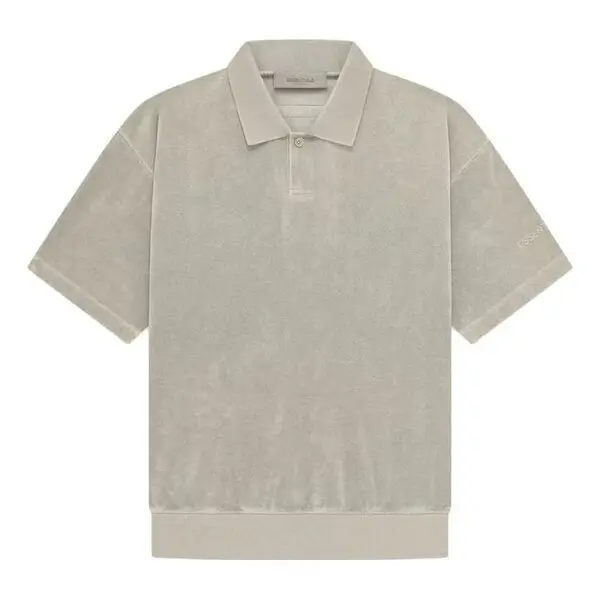 Fear Of God Ss23 Long Sleeve French Terry Polo - Beige