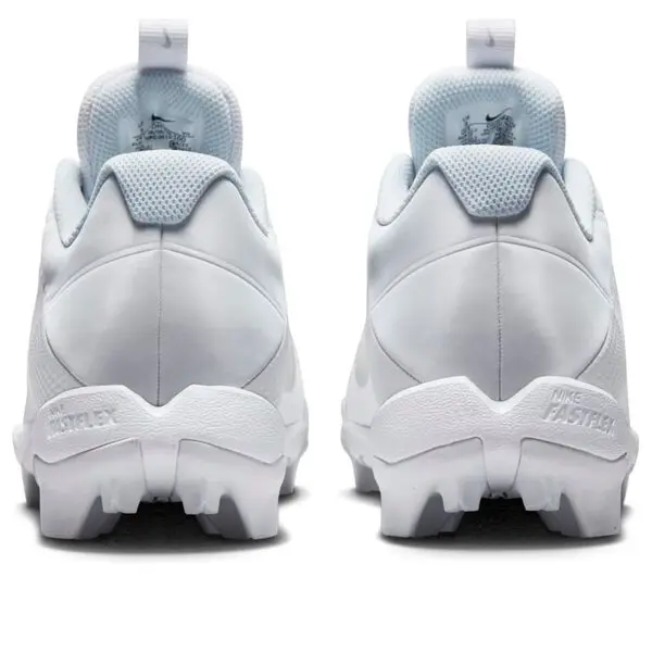 Nike Vapor Edge Shark 2 Metallic Silver Cleats - White