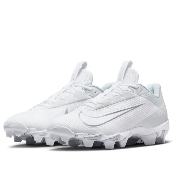 Nike Vapor Edge Shark 2 Metallic Silver Cleats - White