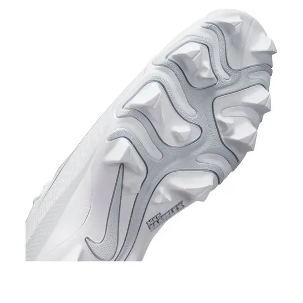 Nike Vapor Edge Shark 2 Metallic Silver Cleats - White