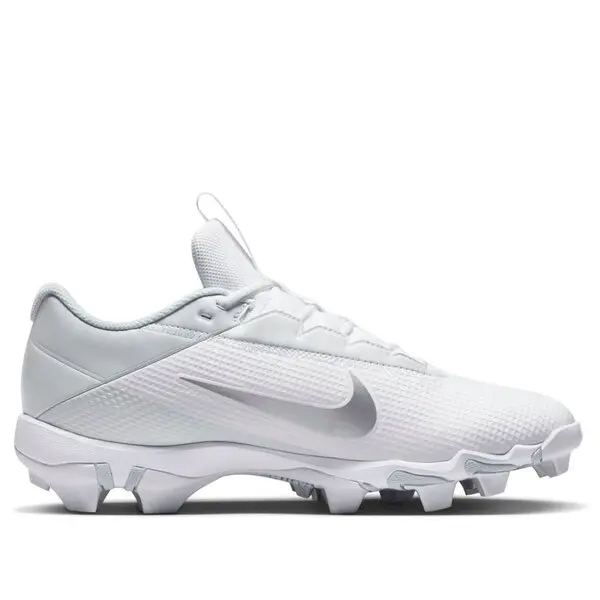 Nike Vapor Edge Shark 2 Metallic Silver Cleats - White