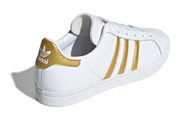 Adidas Coast Star Metallic Sneakers - White