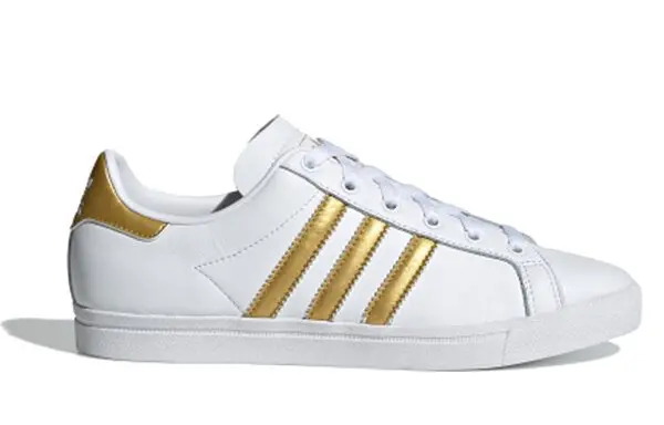 Adidas Coast Star Metallic Sneakers - White