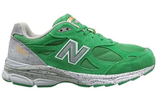 NEW BALANCE 990v3 Made In Usa "boston Marathon" Sneakers - Green