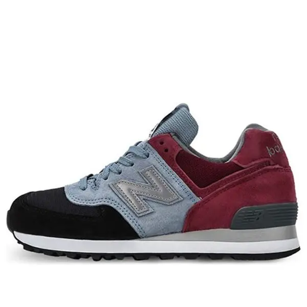 NEW BALANCE 574 Retro Low Top Sneakers - Blue/red/black
