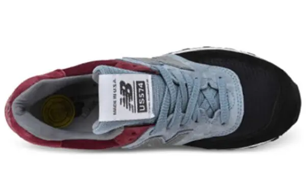 NEW BALANCE 574 Retro Low Top Sneakers - Blue/red/black