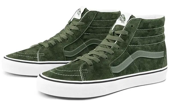 VANS Sk8-hi Pig Suede High Top Sneakers - Green
