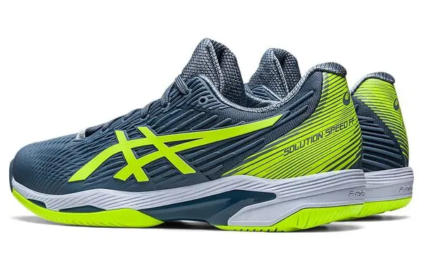 Asics Solution Speed Ff 2 Athletic Tennis Shoes - Blue/green