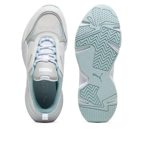 PUMA Cassia Sneakers - Grey/white/turquoise