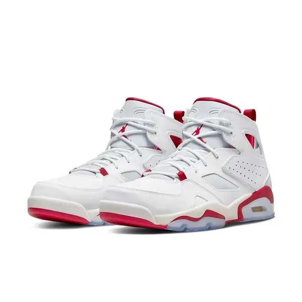 JORDAN Air Flight Club 91 High Top Sneakers - White/red