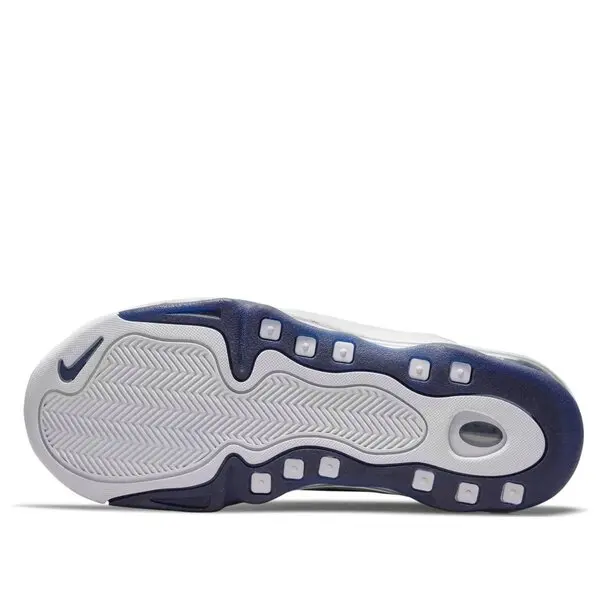 Nike Total Max Uptempo High Top Sneakers - White/blue