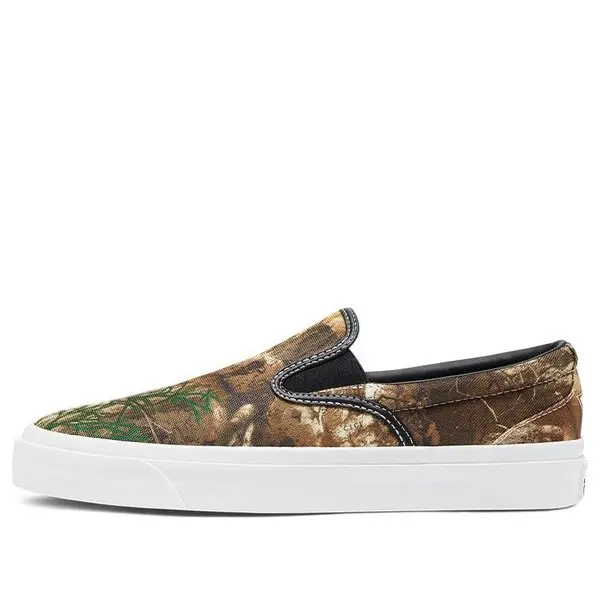 CONVERSE Realtree Camo X One Star Cc Pro Slip Cons Low Top Sneakers - Black