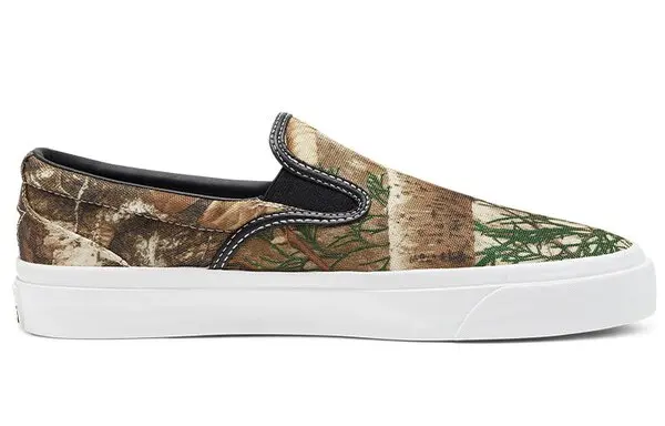 CONVERSE Realtree Camo X One Star Cc Pro Slip Cons Low Top Sneakers - Black