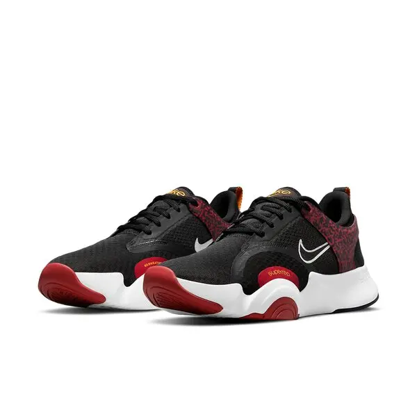 Nike Superrep Go 2 Athletic Sneakers With Leopard Print - Black/red