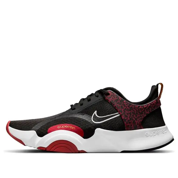 Nike Superrep Go 2 Athletic Sneakers With Leopard Print - Black/red