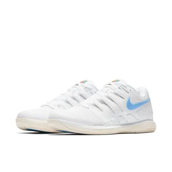 Nike Zoom Vapor X Hc Tennis Sneakers - White/blue