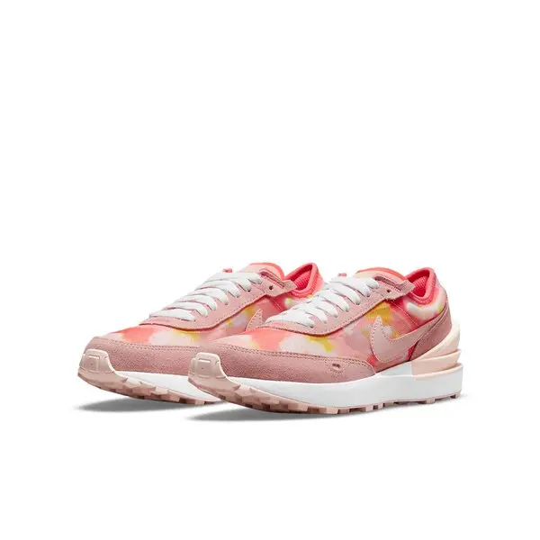 Nike Waffle One "tie Dye Pale Coral" Sneakers - Pink
