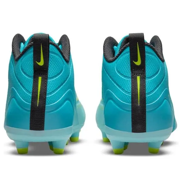 Nike Alpha Huarache 8 Varsity Athletic Cleats - Blue/yellow