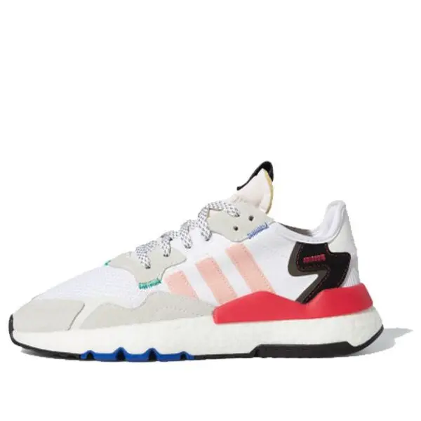 Adidas Nite Jogger Low Top Sneakers - White