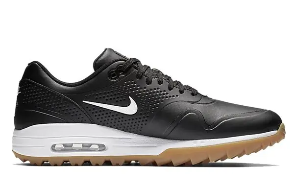 Nike Max 1 Golf Gum Athletic Sneakers - Black