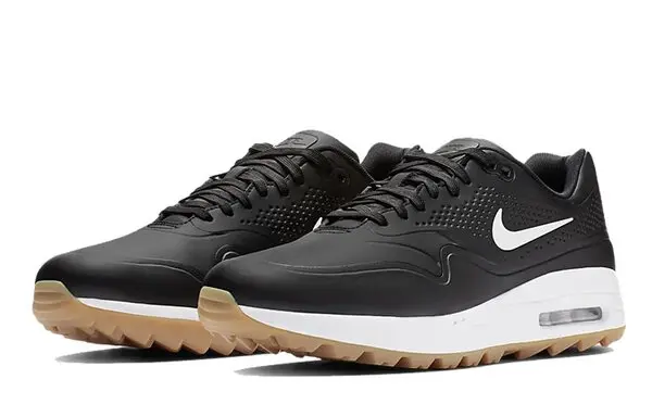 Nike Max 1 Golf Gum Athletic Sneakers - Black