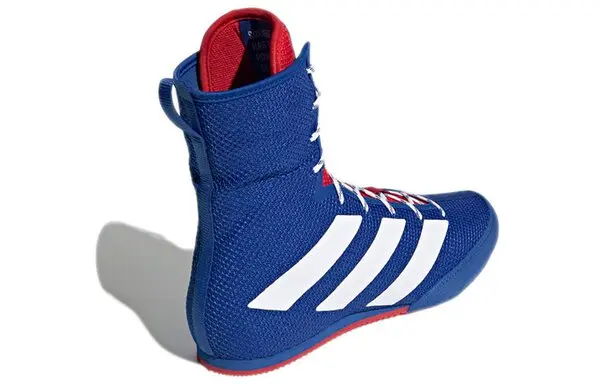 Adidas Box Hog 3 Boxing Shoes - Blue/white