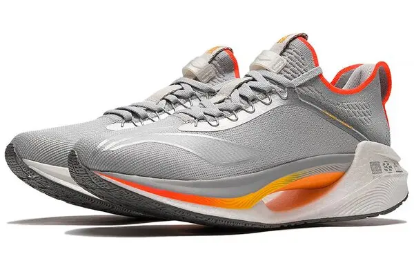 LI-NING Jue Ying Essential Arrs003-14 Sneakers - Grey/orange/white