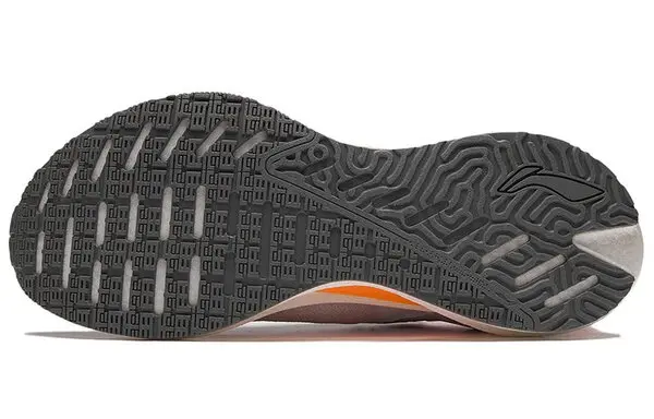 LI-NING Jue Ying Essential Arrs003-14 Sneakers - Grey/orange/white